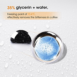 AIEVE Espresso Frozen Ball for Espresso Coffee, Stainless Steel Espresso Chilling Ball (2 Set)