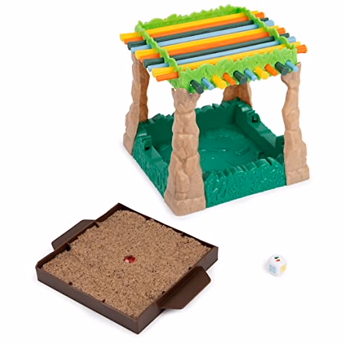Spin Master Games Sink N’ Sand, Quicksand Kids Board Game with Kinetic Sand for Sensory Fun and Learning – Easy Toy Gift Idea, for Preschoolers and Kids Ages 4 and up