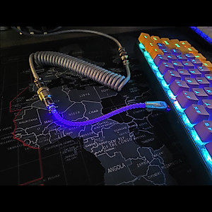 SUPERLIT Keyboard RGB Aviator Cable, White