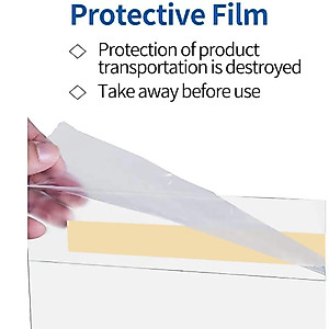 Ludery 5x7 Acrylic Picture Frame,Set of 6,Clear Photo Frame Display 5x7 Pictures, Wall Mounted Clear Photo Frame Display Pictures for Home, School, Office