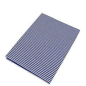 7pcs Dark Blue 19.7" x 19.7" Cotton Sewing Fabric Bundles, Pre-Cut Quilt Squares for DIY Crafting Patchwork