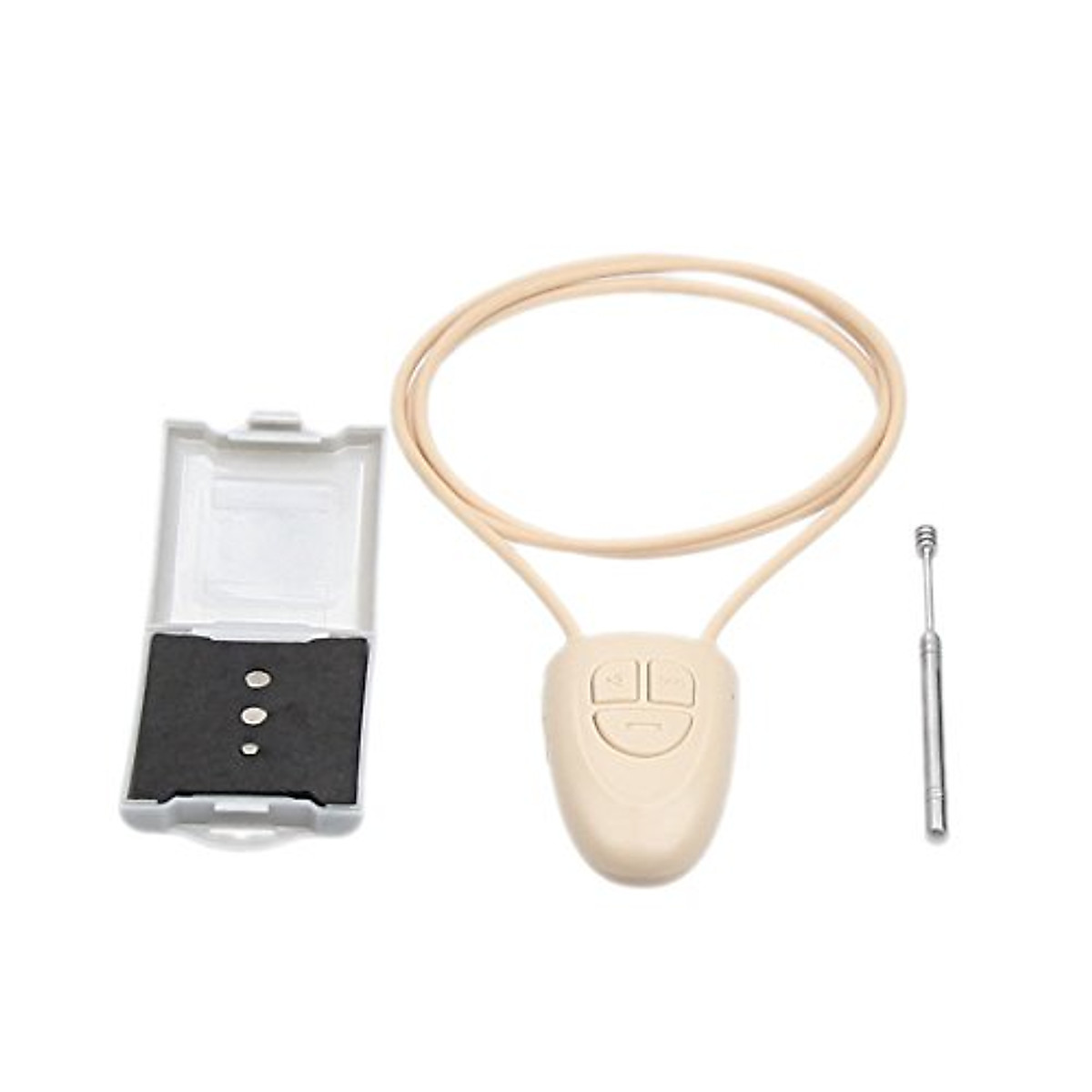 Premium Bluetooth Earpiece Neckloop 3Watt Amplifier Loopset Spy Hidden Invisible Loop Student Cheat Copy School Exams Tests Nano Mini Earphone Magnet Stick Wireless Covert Communication Gadget