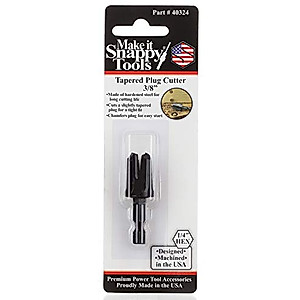 Snappy Tools Plug Cutter, 3/8"