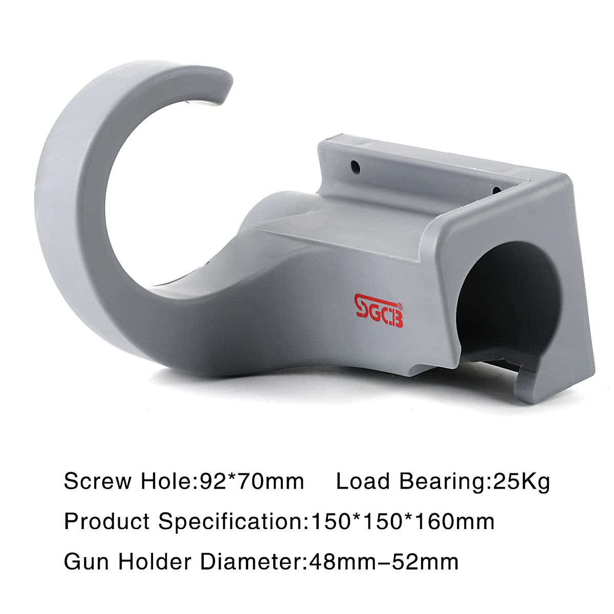 SGCB Car Washer Gun Holder Rack Wall Mount Pro Plastic Hard Chemical Resistant High Pressure Water Gun Hanging Rack Hose Tool Hanger for Garage Wall Workshop