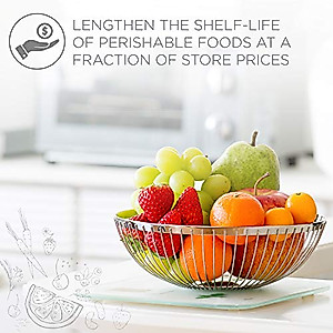 Ivation 10 Tray Commercial Food Dehydrator Machine | 1000w, Digital Adjustable Timer and Temperature Control | Dryer for Jerky, Herb, Meat, Beef, Fruit and To Dry Vegetables | Stainless Steel