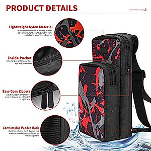 INFURIDER Portable Travel Carrying Case for Nintendo Switch, Durable Shoulder Storage Bag Fashion Backpack for Switch/Switch Lite Console Accessories