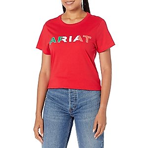 Ariat Female Ariat Mexico Independent T-Shirt Red Small