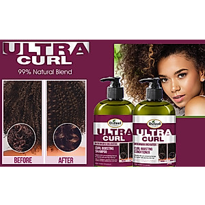 Difeel Ultra Curl 2-PC Curl Enhancing Shampoo & Conditioner Set - Includes Shampoo 12 oz & Conditioner 12 oz.
