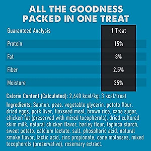 Cloud Star Tricky Trainers Soft & Chewy Dog Training Treats 14 oz Pouch, Salmon Flavor, Low Calorie Behavior Aid with 360 treats