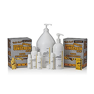 R&R Lotion Industrial Zinc Oxide Sunscreen SPF36, Full Broad Spectrum, Rubs in Clear, Protects immediately, 80-min water resistance. . 32oz., white, ISSC-32-30+FF