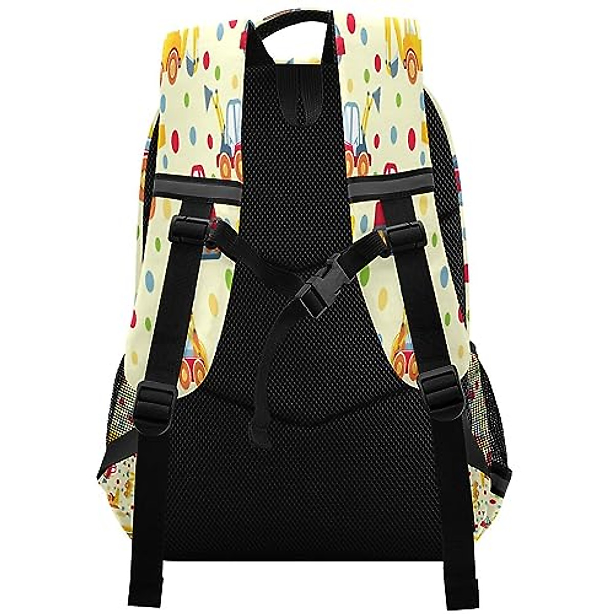 Kcldeci Kids Backpack for Girls Boys Toys Heavy Equipment and Machinery Middle-School Backpacks Elementary Bookbags School Book Bag Travel Bag