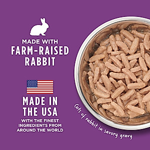 Instinct Limited Ingredient Diet Grain Free Real Rabbit Recipe Natural Wet Cat Food Topper, 3 Ounce (Pack of 24)