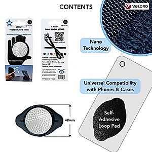 G-Hold Phone Holder & Stand - Comfort Grip Works with All Phones, Cases - Ergonomic, Rotating, Removable for Wireless Charging and Adjustable - Barbarella Bash-Up