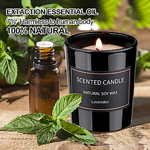 8 Pack Scented Candles for Home, Scented Candles Gifts Set for Men, Smoke-Free Strong Fragrance Long Lasting, Aromatherapy Candles Gifts for Women, Christmas Valentine Birthday Men Gifts