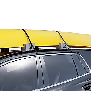 AQUARM Universal Canoe Carrier Kit Canoe Foam Block for Roof Soft Standard Replacement Car Top Roof Racks Pads with Tie-Downs, 6 inch