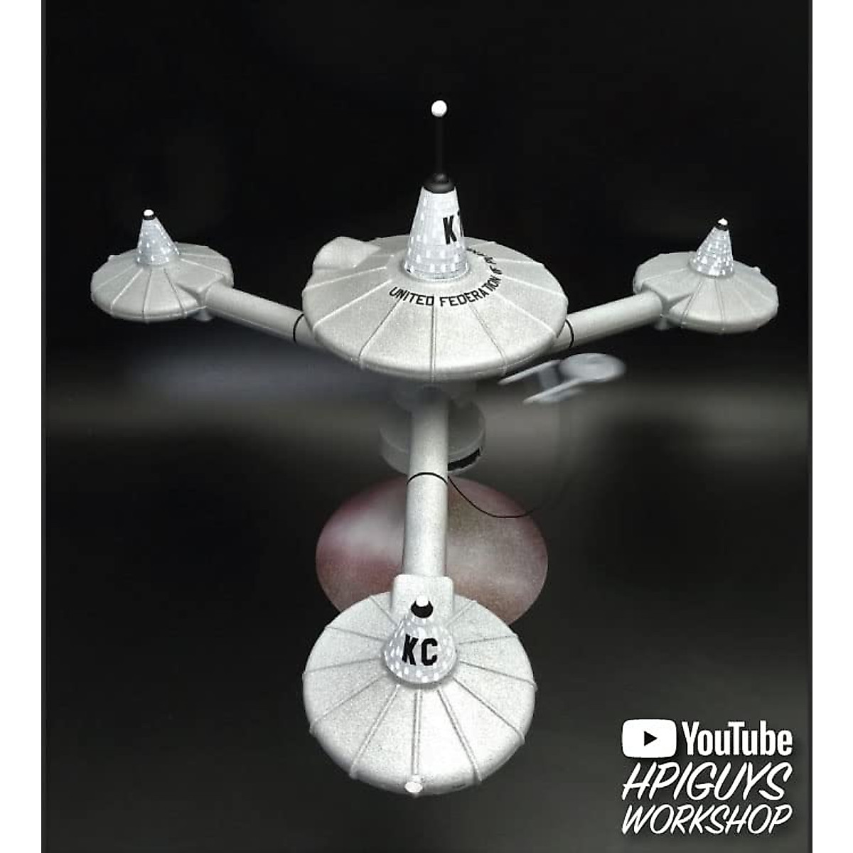 AMT Star Trek K-7 Space Station 1:7600 Scale Model Kit
