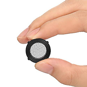 20 Packs Stainless Steel Filter Garden Hose Washer, Self Locking Tabs Keep Washer Firmly Set Inside Fittings with 40 Mesh for 3/4 Inches Garden Hose and Water Faucet