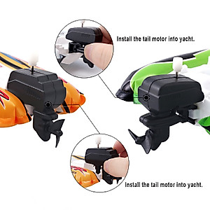 Bath Toy,Pool Toy,Wind up Toy,6 Pack Cochain Speed Boat Toy Set，Yacht Toy in Bathtub, Bathroom Pool Bath Time， Swimming Pool,Outdoor Water Toy for Boys Girls Kids Toddlers