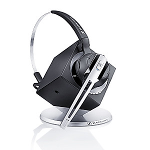 Sennheiser OfficeRunner Convertible Wireless Office Headset with Microphone - DECT 6.0 (Classic Silver)