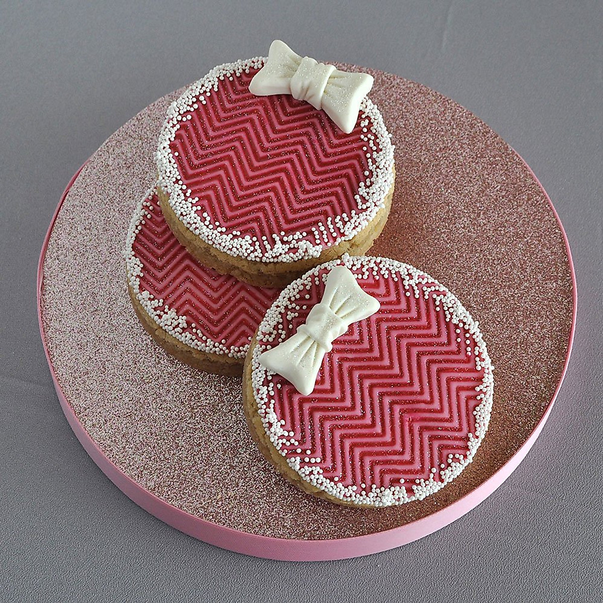 Sweet Elite Tools Chevron Texture Sheets - Set of Three Chevron Impression Mats By Lauren Kitchens