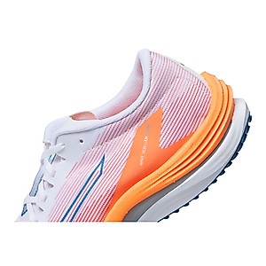 Mizuno Men's Wave Rebellion Flash Running Shoe, White/Silver, 12