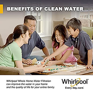 Whirlpool 2.5"x10" Sediment Water Filter Replacement Cartridge WHKF-WHPL, NSF Certified 30-Micron Rating Protects Home Appliances, Fits Whole House Filtration Housings WHKF-DWHV and WHKF-DWH, 2-Pack