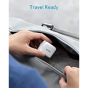 USB C 18W Power Delivery Charger, Anker PowerPort PD 1 USB-C Wall Charger, Ultra Compact with LED Indicator, Foldable Plug for iPhone Xs/Max/XR, iPad Pro 2018, Pixel 3/2/XL, Galaxy S9/S8, and More