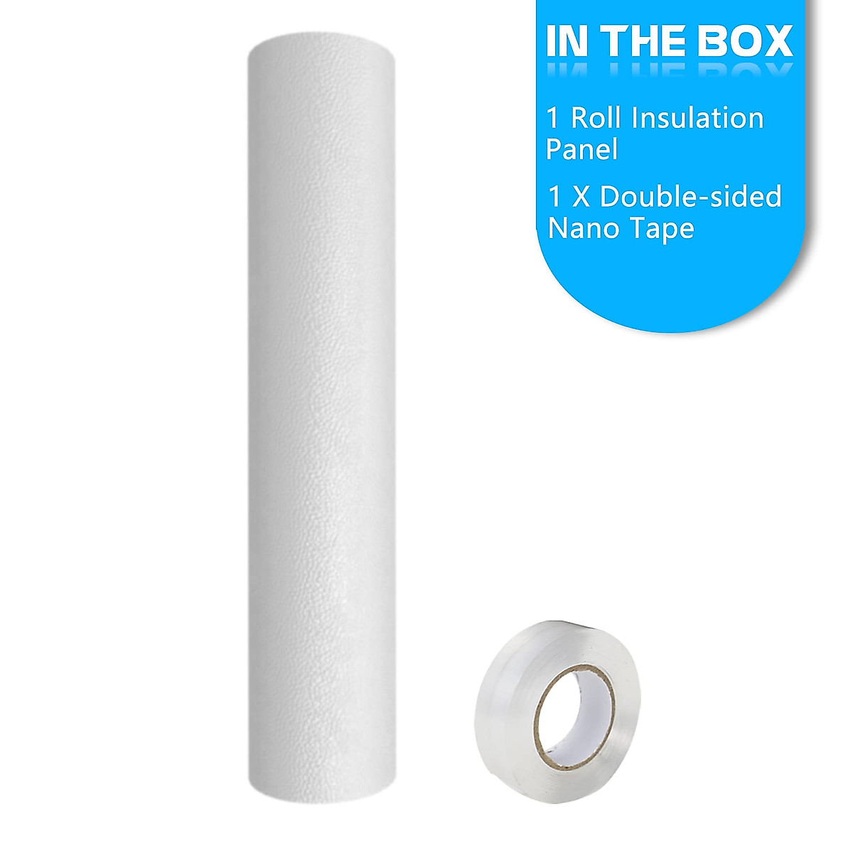 Air Jade Window Air Conditioner Side Panels, Full Surround Insulated Foam Cover for Indoor Window AC Unit, Window AC Seal Kit for Summer and Winter, White