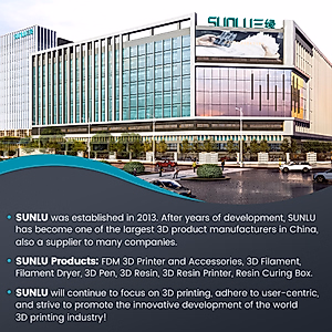 SUNLU 3D Printer Filament 1.75mm, Neatly Wound 3D Printing Filament, +/- 0.02 mm Dimensional Accuracy, Fits Most FDM Printers, 1kg Spool, Transparent PLA