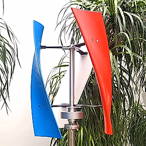 QAZNHODDS 9000W Wind Turbine Generator Kit, 12V 24V 48V 220V with MPPT Controller Wind Turbines Electricity Producer Equipment Home Power Energy Kit,24V