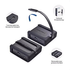 Cable Matters USB C Hub with 4K HDMI, 80W Charging, UHS-II Card Reader, 4X USB, and Gigabit Ethernet - USB-C and Thunderbolt 4 / USB4 / Thunderbolt 3 Port Compatible with MacBook Pro, Dell XPS
