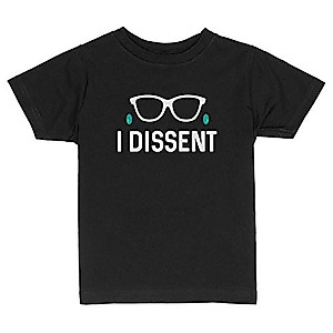 I Dissent RBG Toddler Kids T-Shirt 4T Black