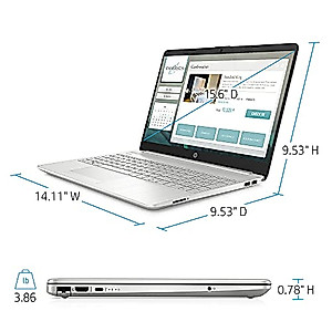 HP Newest Premium Laptop: 15.6" HD MicroEdge Touchscreen, 11th Gen Intel 4-Core i5-1135G7(Turbo Upto 4.2GHz), 16GB RAM, 1TB SSD, Iris Xe Graphics, WiFi, HDMI, Webcam, USB-C, Backlit-KYB, Win10H, TF