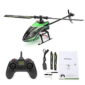 RiToEasysports RC Helicopter,2.4GHz 4CH 6‑Aixs RC Helicopters with Gyro Flybarless One Key Take Off Height Hold Helicopter for Adult Kid Beginner