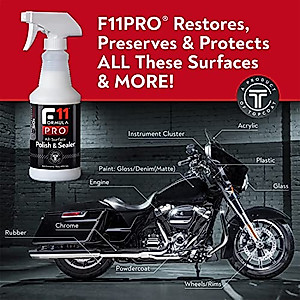 TopCoat F11PRO Starter Kit - F11PRO Kit with 16-Ounce Spray, 2-Ounce Travel Bottle, and 2 Microfiber Towels - Advanced Water-Based Alternative to Ceramic Coating - Scratch Remover - Car Wax Polish