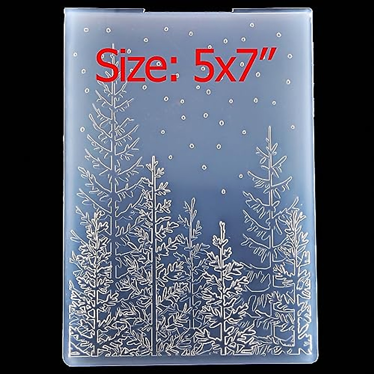 Kwan Crafts 3D Tree Woodland Background Plastic Embossing Folders for Card Making Scrapbooking and Other Paper Crafts 3050933
