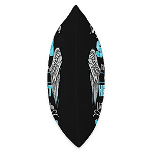 Parents Love & Miss Their Son In Heaven Memories Memories of My Son Hold You in My Heart Until You in Heaven Throw Pillow, 18x18, Multicolor