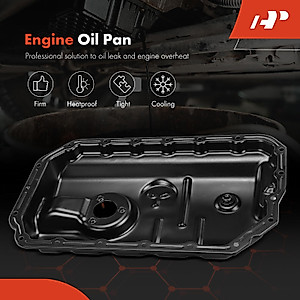 A-Premium Lower Engine Oil Pan Sump with Drain Plug Compatible with Audi A4 Quattro, A5 (Quattro), A6 (Quattro), A7 (Quattro), A8 (Quattro), Q5 Q7