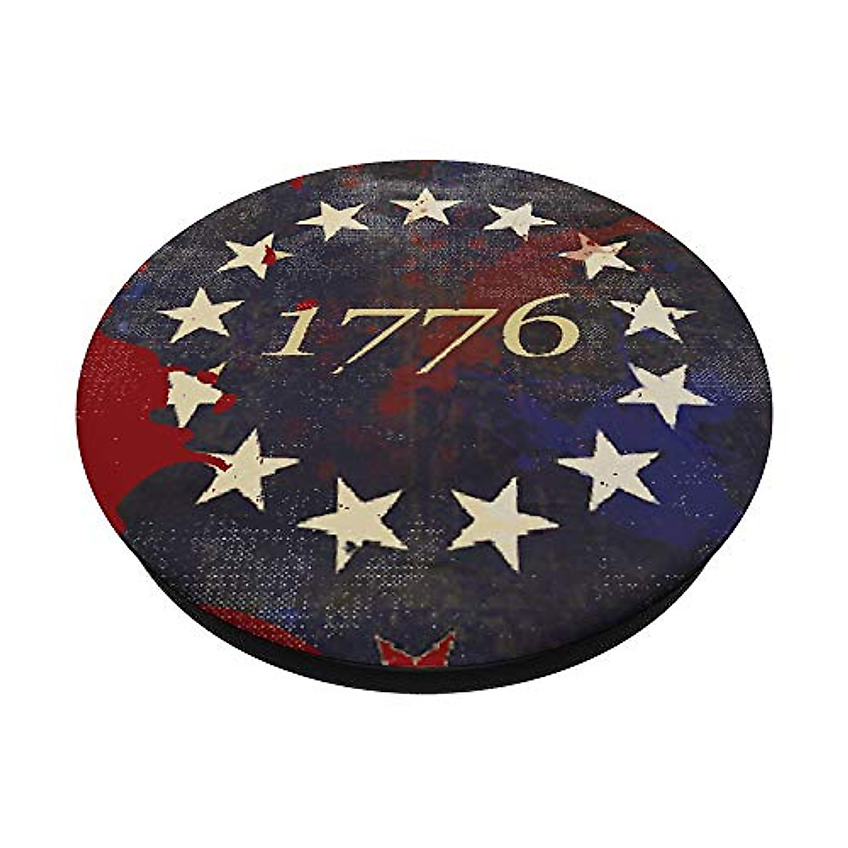 13 Star Flag Betsy Ross Distressed 1776 American Patriotic PopSockets Grip and Stand for Phones and Tablets