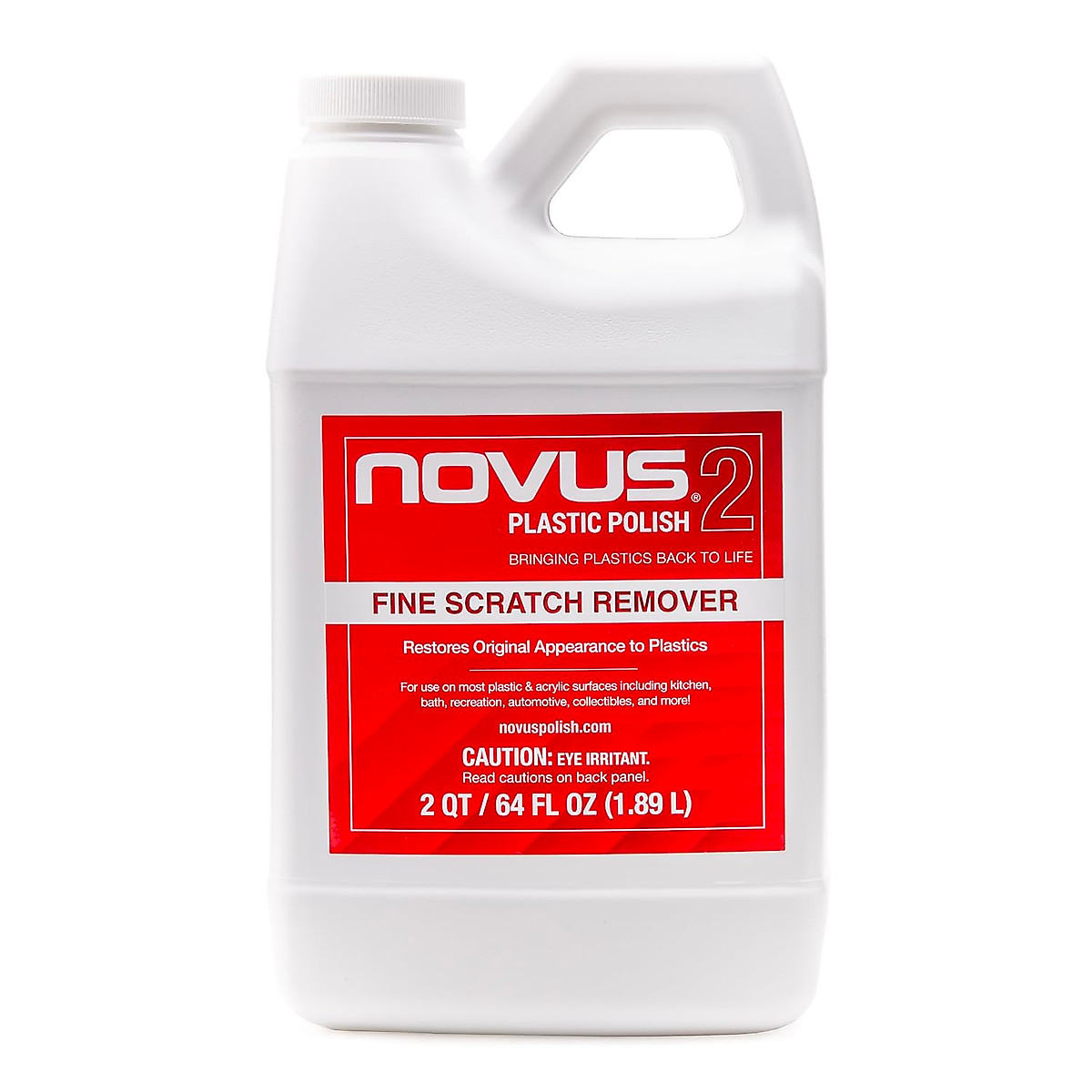 NOVUS 7072 | Fine Scratch Remover #2 | 64 Ounce Bottle