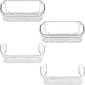 240356402 Refrigerator Door Bin and 242126602 Door Shelf Replacement Compatible with Frigidaire FFSS2615TE3 FFSS2615TE0 LFSS2612TE0 FFSS2615TS2 LFSS2612TF0 FFSS2615TS0,Replace Fridge Gallery (4 PCS)