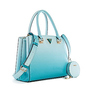 GUESS Alexie Girlfriend Satchel, Aqua Multi Ombre