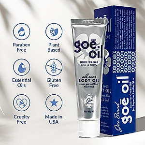 Jao Brand Goē Oil | All over Hand, Face, & Body Oil | Intensive Moisturizer & Hydrator With Natural Oil Extracts | Plant-Based, Gluten-Free | No Parabens & Sulphates | 3 oz
