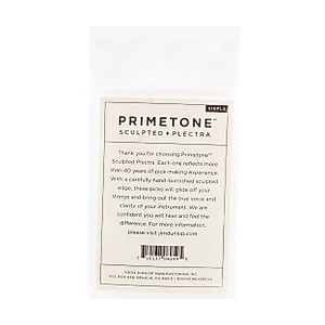 Dunlop Primetone Jazz III 1.4mm Sculpted Plectra (Grip), 3 Pack
