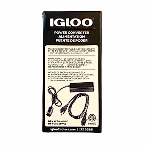 Igloo 110V AC Power Converter for Iceless Kool Mate Cool Chill Thermolectric Coolers