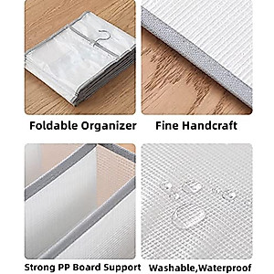 Fordonral Hanging Closet Organizer 12 Shelves, Small Compartments Wardrobe Hanging Organizer for T Shirt Towel Legging Organizer, Space Saving Closet Organizers and Storage, 1 Pack