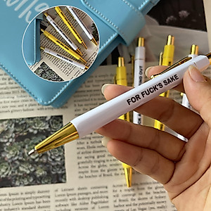 Mementofor Motivational Badass Pen Set, Funny Pens Swear Word Daily Pen Set for Women, Motivational Pens For Badass Babes, Inspirational Pens Funny, School Office Home Funny Office Gifts (A)