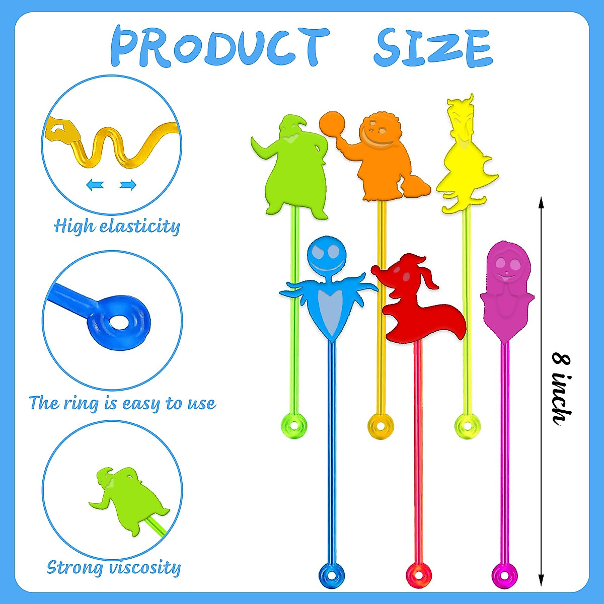 MSJEHQI The Nightmare Birthday Decorations, 36Pcs party favors.Class Exchange Gift