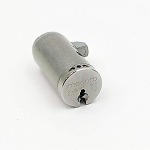 Medeco High Security Vending Cylinder and Key Fit Standard T Handle, Spring Bolt with 1 Key (Keyed Alike)