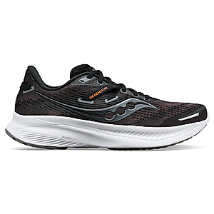 Saucony Women's Guide 16 Sneaker, Black/White, 8.5